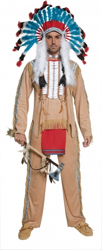 Luxe indianen kostuum heren 48-50 (m) | bol
