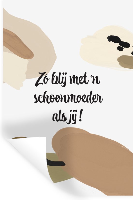 Muurstickers - Sticker Folie - Zo blij met 'n schoonmoeder als jij ...