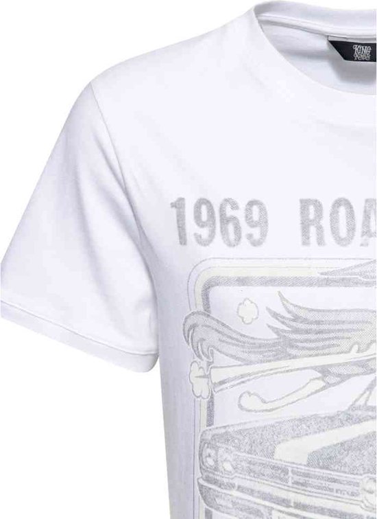 King Kerosin Heren Tshirt -S- 1969 Roadrunner Wit | bol.com