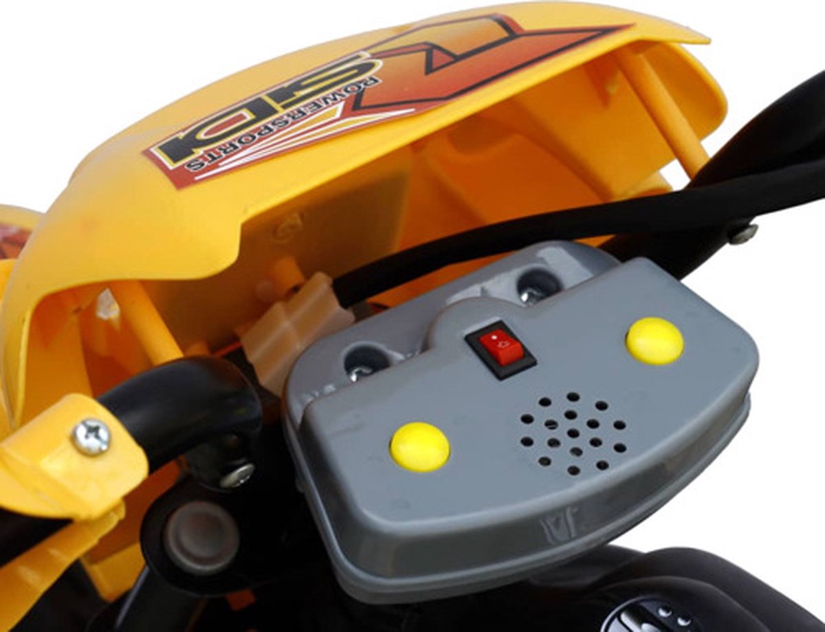 vidaXL Kinder motor Crosser elektrisch 6 volt geel | bol.com