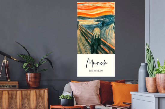 Muurstickers - Sticker Folie - De schreeuw - Edvard Munch - Oude ...