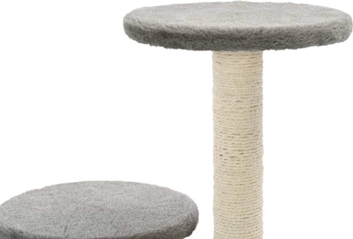 vidaXL Kattenkrabpaal met sisal krabpalen 60 cm grijs | bol.com