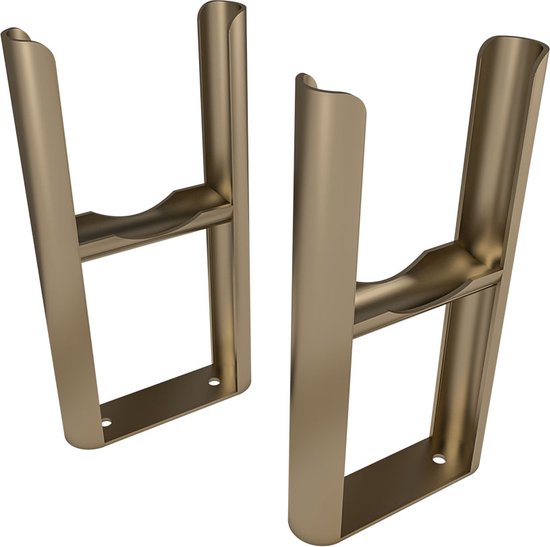 Eastbrook radiatorvoeten (paar) voor de Rivassa 3 kolom Bronze effect ...