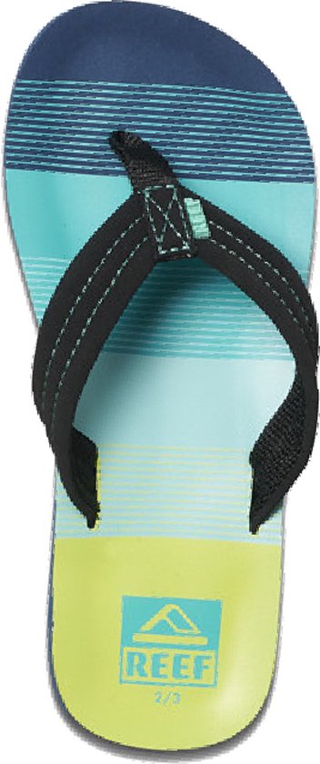 Reef Slippers Kids Ahi Aqua Green 31/32 | bol