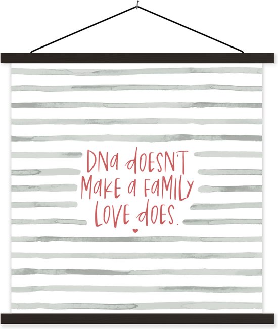 Posterhanger incl. Poster - Schoolplaat - Spreuken - Quotes - DNA doesn ...