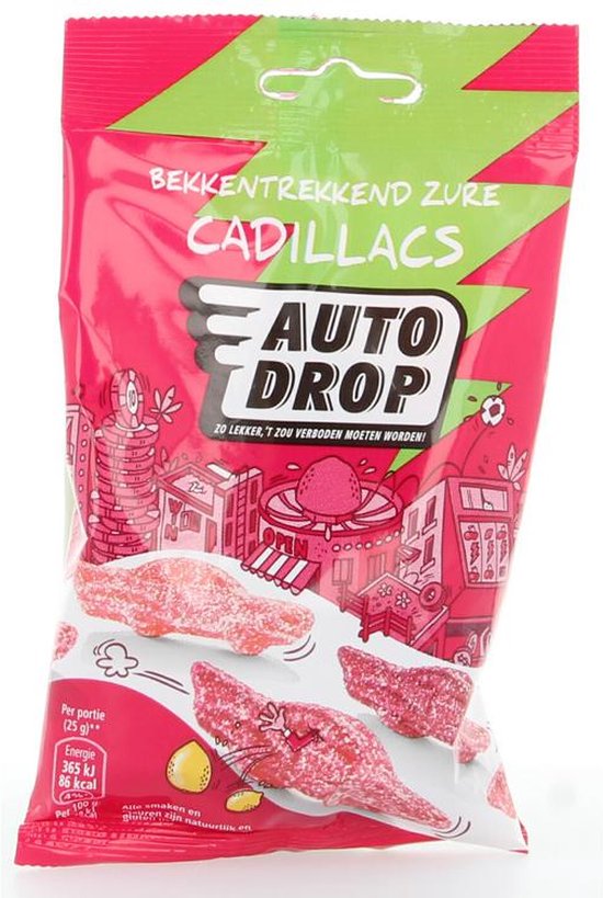 Autodrop Snackpack zure cadillacs (85g) | bol