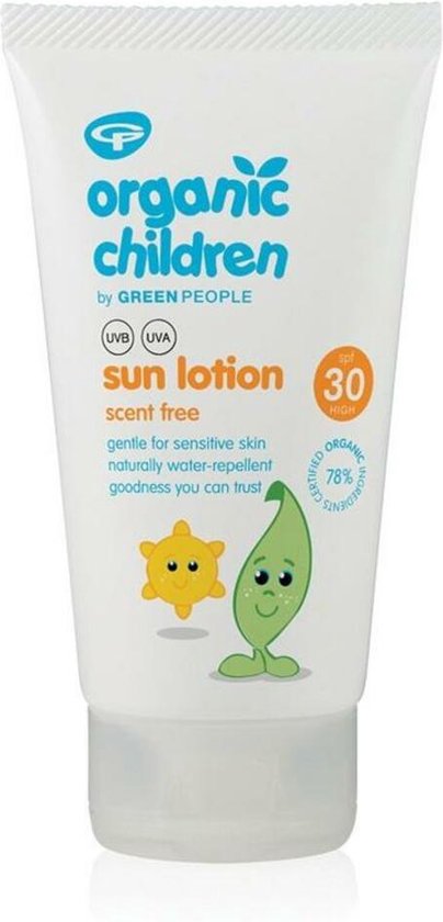 Organic Children Sun Lotion SPF30 - Scent Free (150 ml) | bol.com