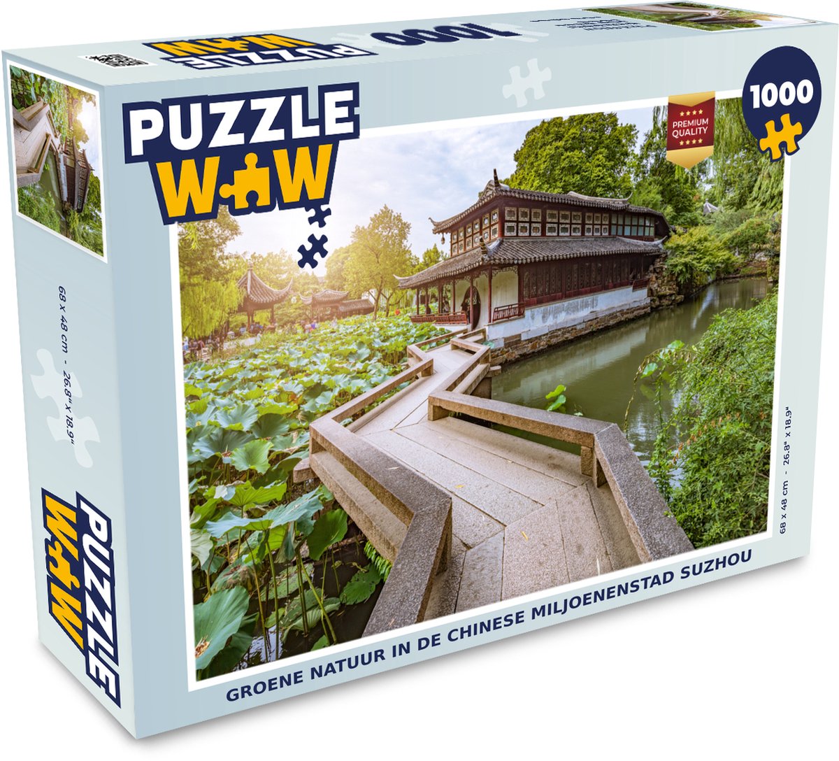 Puzzel Groene natuur in de Chinese miljoenenstad Suzhou - Legpuzzel ...