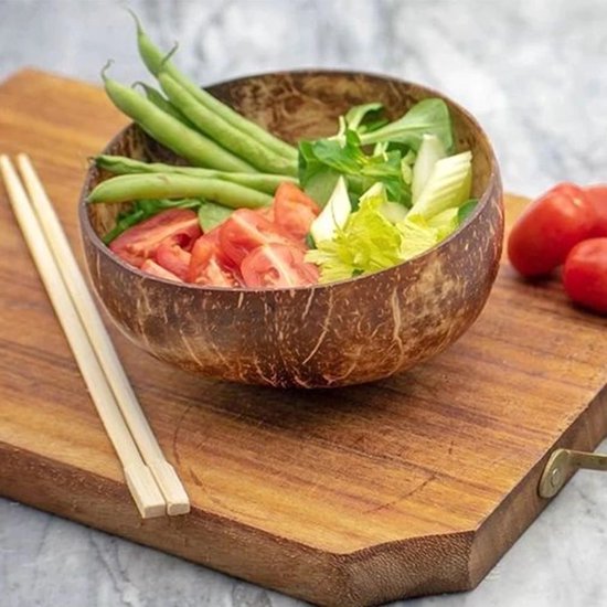 Bol de noix de coco Polaza® - Kom - Bol de cuisine - Fait de vraies ...