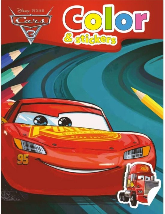Disney pixar cars 3-Color en Stickers-Red | bol