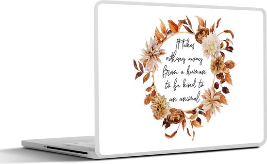 Laptop sticker - 10.1 inch - Quotes - Dieren - Spreuken - It takes ...