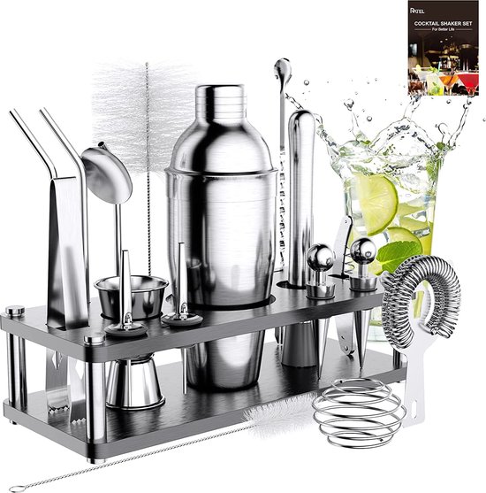 Cocktailset - cocktail set Cocktailshaker Set - Barkeeper-Bar-Kit ...