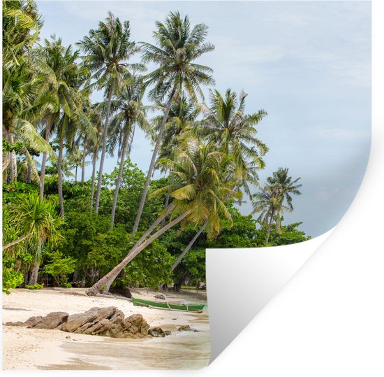 Muurstickers - Sticker Folie - Palmbomen - Strand - Zomer - Tropisch ...
