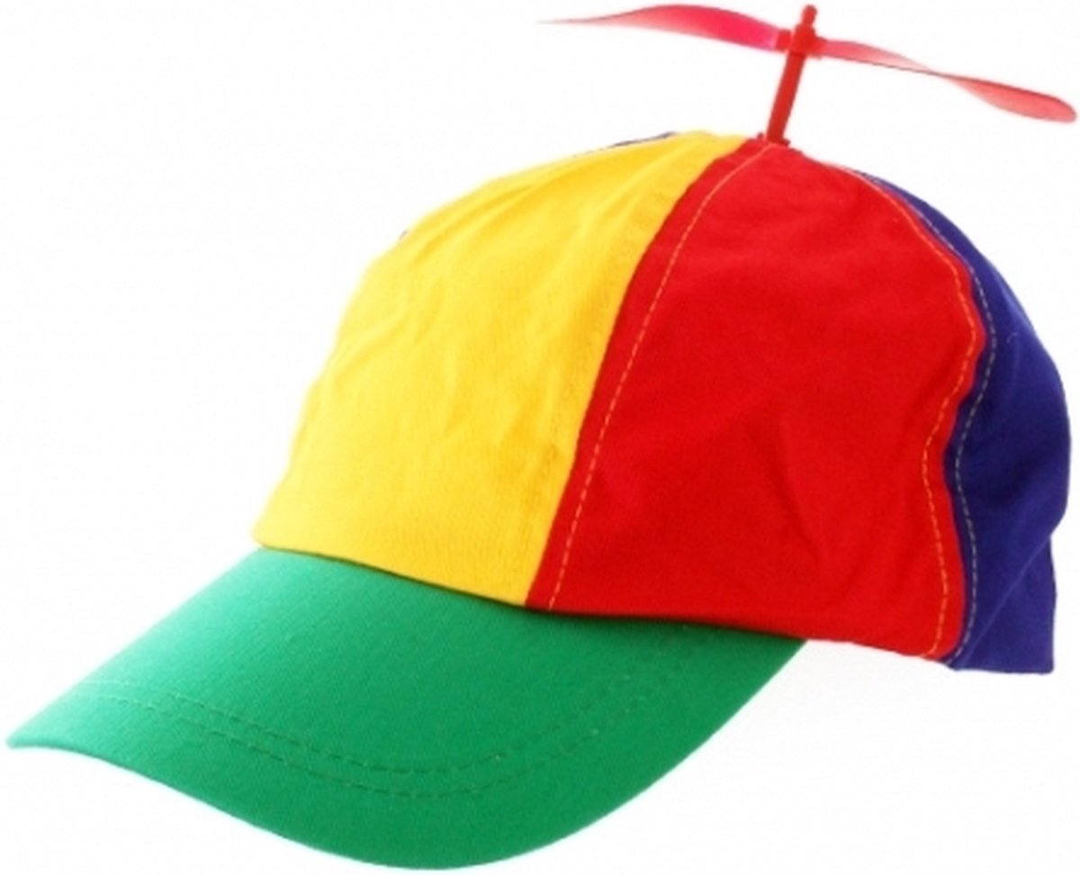 Helikopter Cap - Propeller Pet - Propellor Pet - Gekleurd Petje met ...
