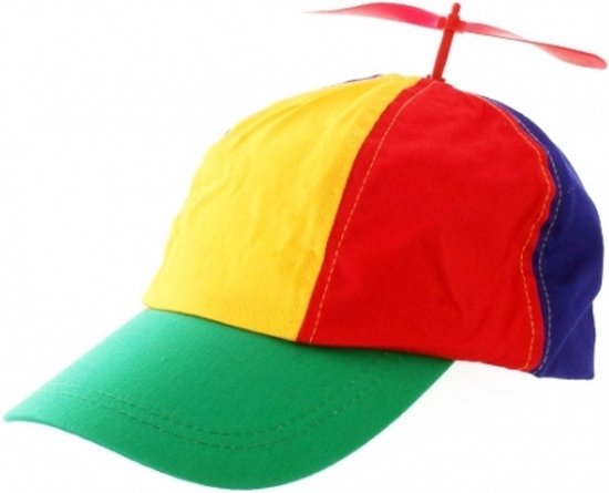 Helikopter Cap - Propeller Pet - Propellor Pet - Gekleurd Petje met ...