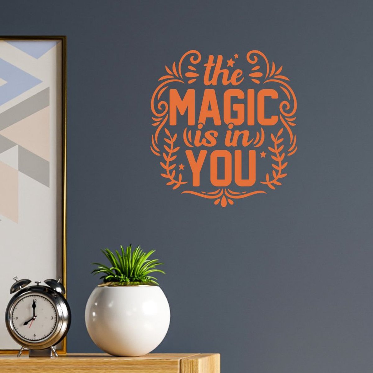Stickerheld - Muursticker The magic is in you - Woonkamer - Inspirerend ...