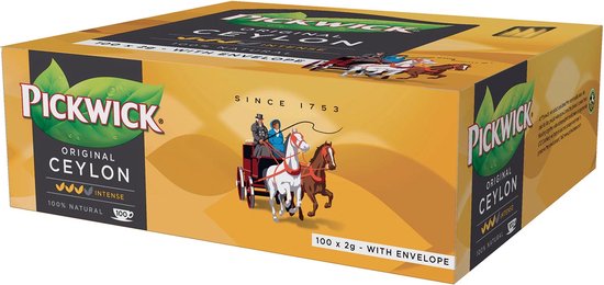 Thee Pickwick ceylon 100x2gr met envelop - 6 stuks | bol.com