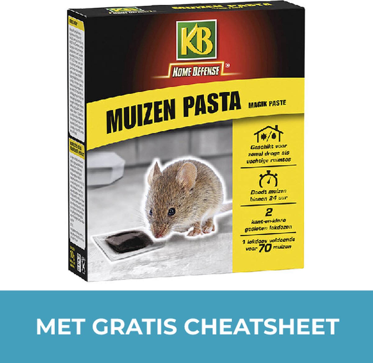 KB Home Defense - Magik Grain - Muizengif - 2 Stuks - Kant-en-klaar in ...