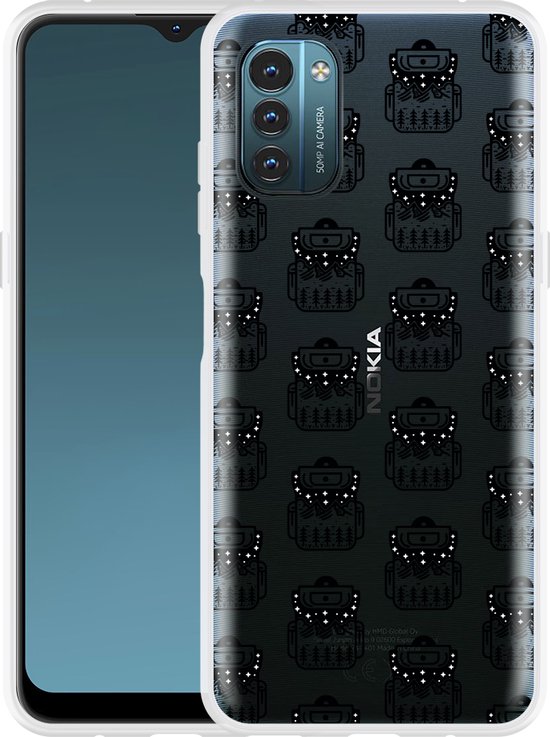 Nokia G11/G21 Hoesje Backpacks - Designed by Cazy | bol.com