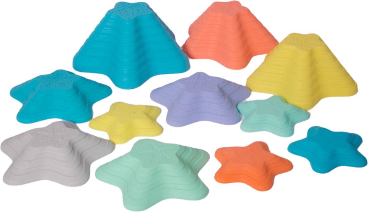 Stapstenen in stervorm 11 stuks - sensomotorisch speelgoed - Educatief ...