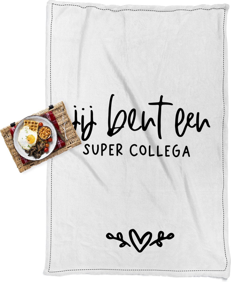 Picknickkleed - Buitenkleed - Collega - Spreuken - Jij bent een super ...