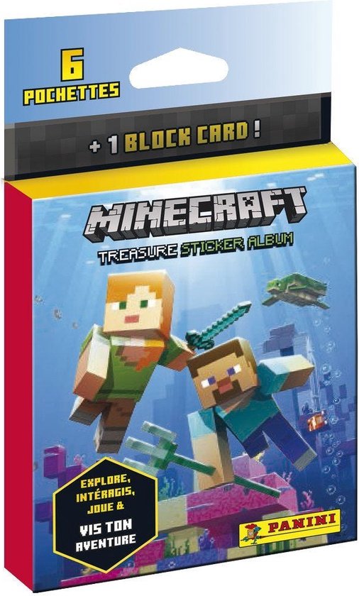 Panini - Minecraft 6 Sleeves Blister + 1 Limited Edition Card | bol.com