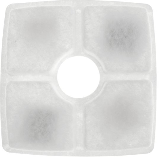 PrimeMatik - Vierkant actief koolfilter voor 4-pack honden en katten ...