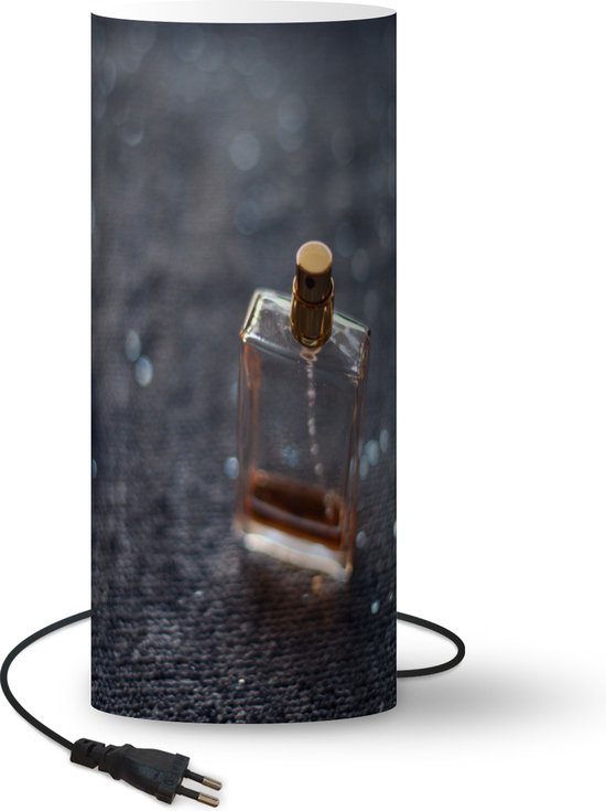 Lamp Parfum - open fles parfum op tafel - 33 cm hoog - Ø14 cm ...
