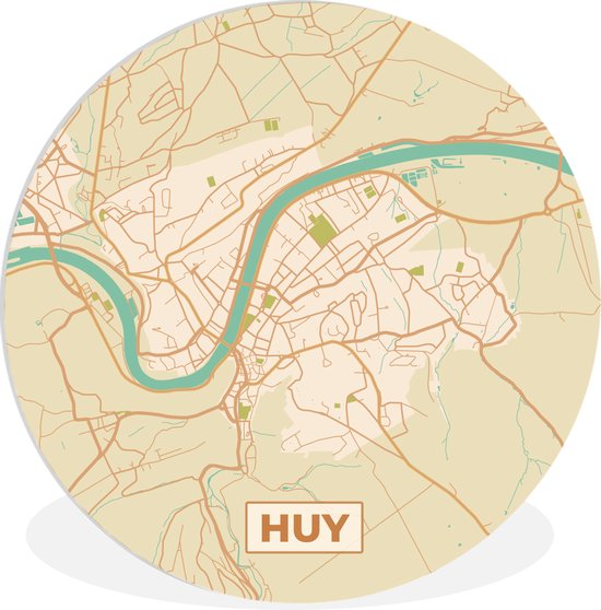 Wall Circle - Wall Circle Indoor - Map - Map - België - Huy - City Map ...