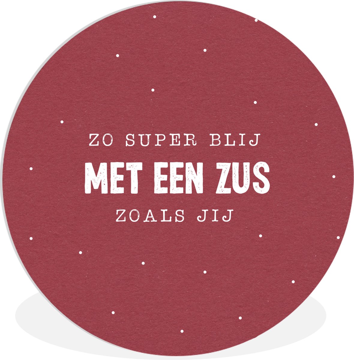 WallCircle - Wandcirkel - Muurcirkel Binnen - Zus - Zussen - Zo super ...