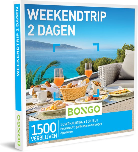 Bongo Bon - 2 DAGEN WEEKENDTRIP - Cadeaukaart cadeau voor man of vrouw ...