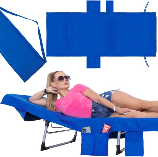 Springos Strandlaken Voor Ligbed | Badlaken | Strandhanddoek ...