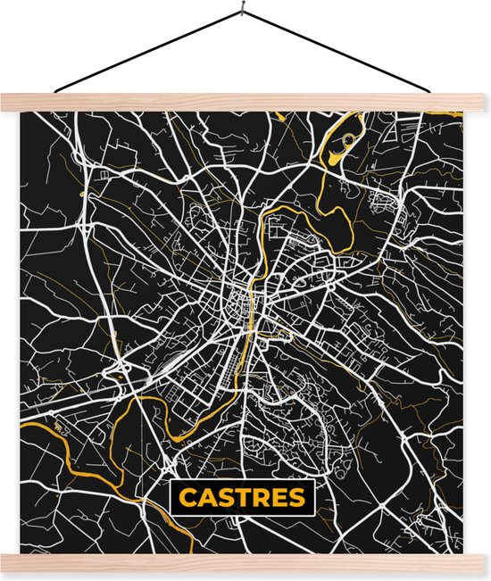 Porte-affiche avec affiche - Affiche scolaire - Carte - Plan de ville ...