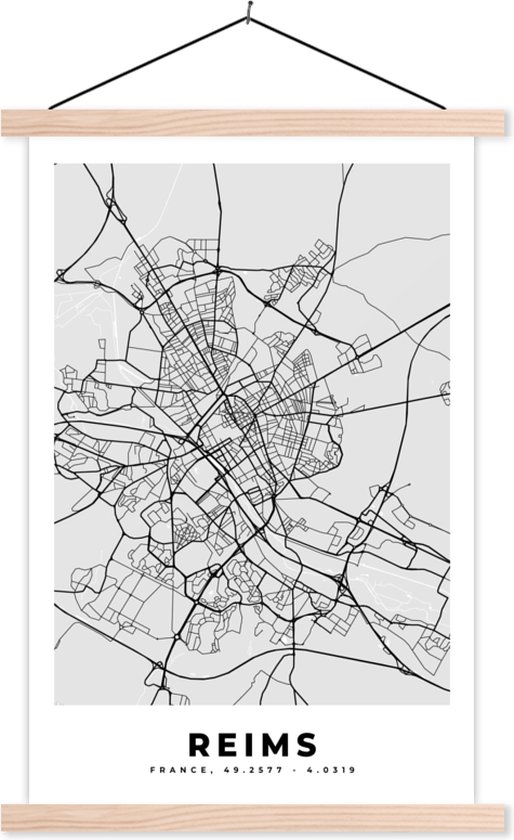 Posterhanger incl. Poster - Schoolplaat - Frankrijk - Reims ...