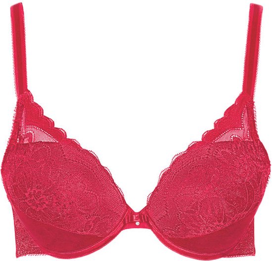 Rode push-up bh Lisca Evelyn - Rood - Maat - 80A | bol