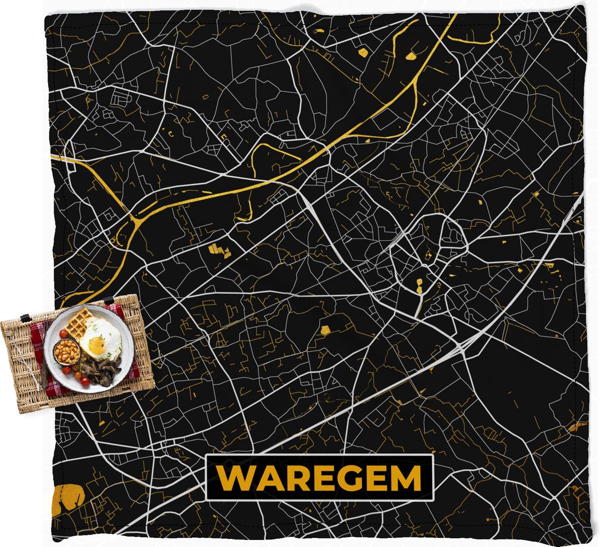 Picknickkleed - Buitenkleed - Waregem - Stadskaart - Kaart ...