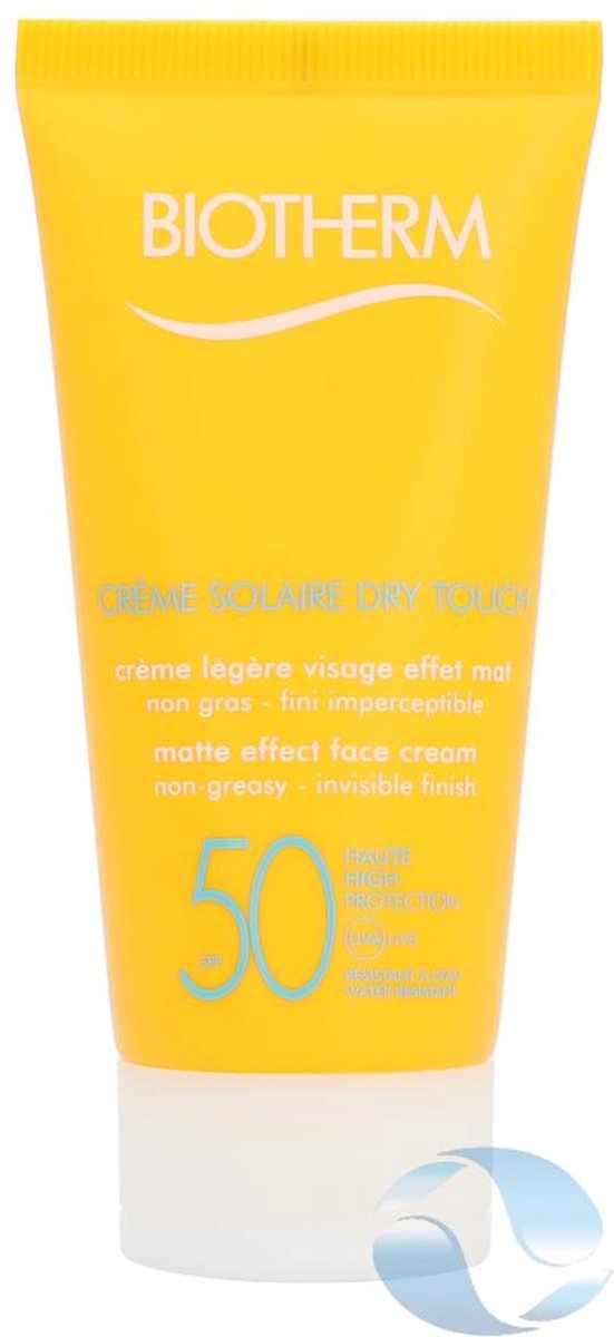 Biotherm Crème Solaire Dry Touch Matte Effect SPF 50 ...
