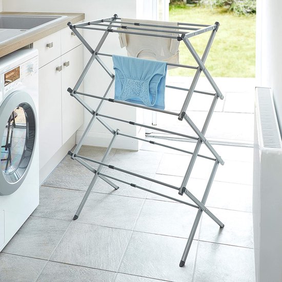 Inklapbaar Droogrek Universeel Wasrek voor in de Badkamer/Tuin ...