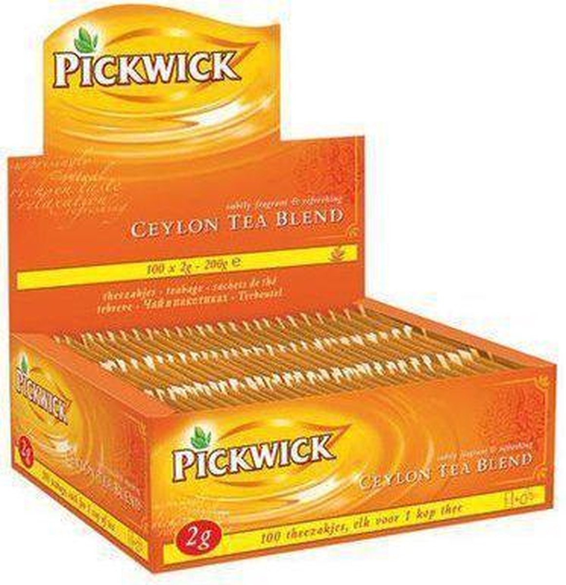 Pickwick drank: Theezakje 2 gram ceylon/pak 100 | bol.com