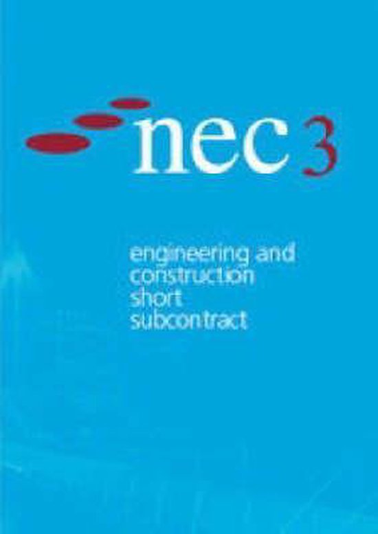 Nec3 Engineering and Construction Short Subcontract | 9780727733696 ...