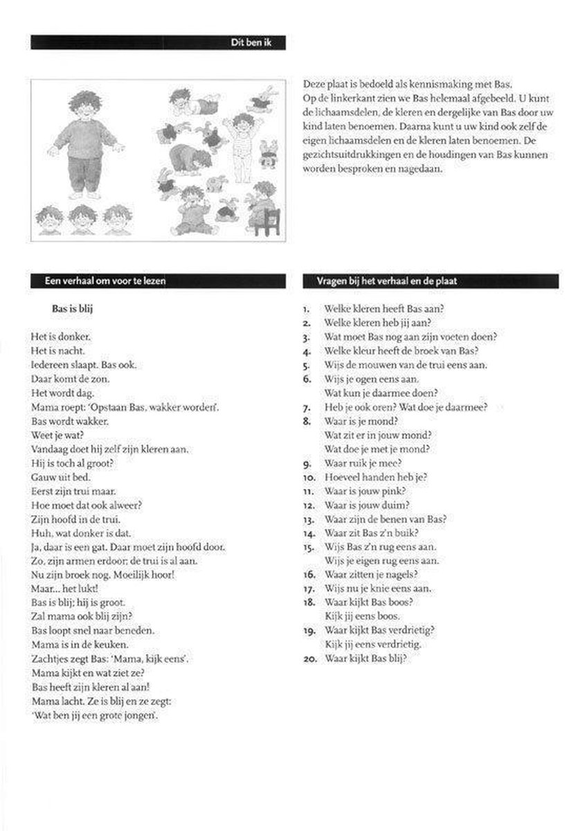 Bas - Ik ben Bas Handleiding voor leerkrachten en ouders, Dagmar Stam ...