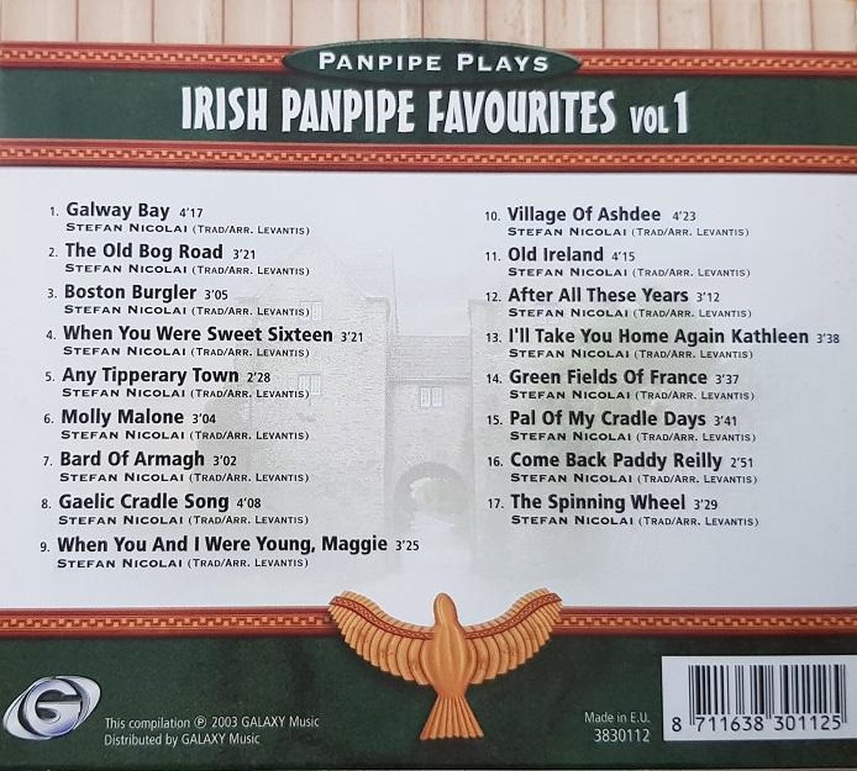Irish Panpipe Favourites Vol.1, various artists | CD (album) | Muziek | bol