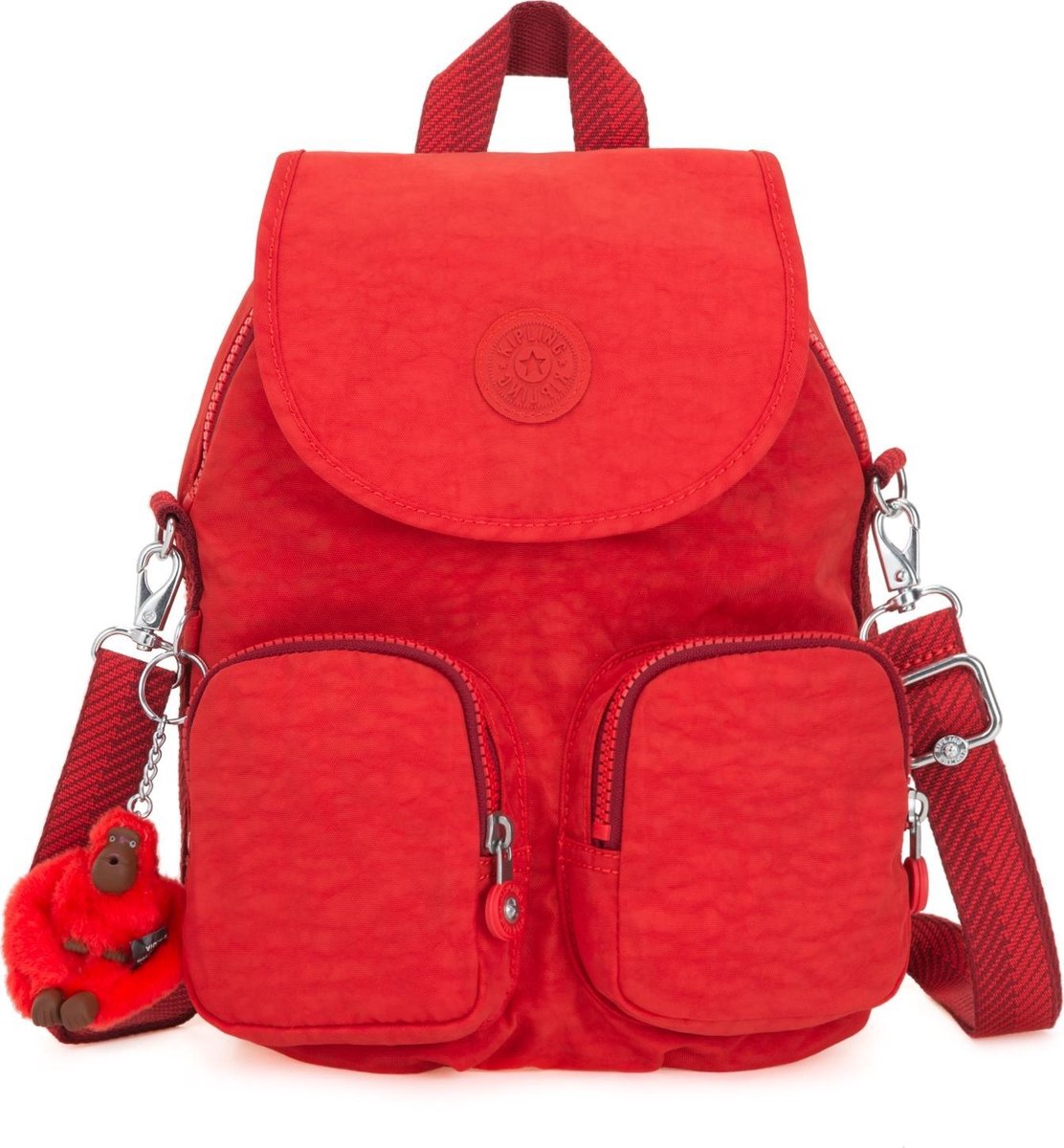 Kipling Firefly Up Rugzak - Active Red | bol.com