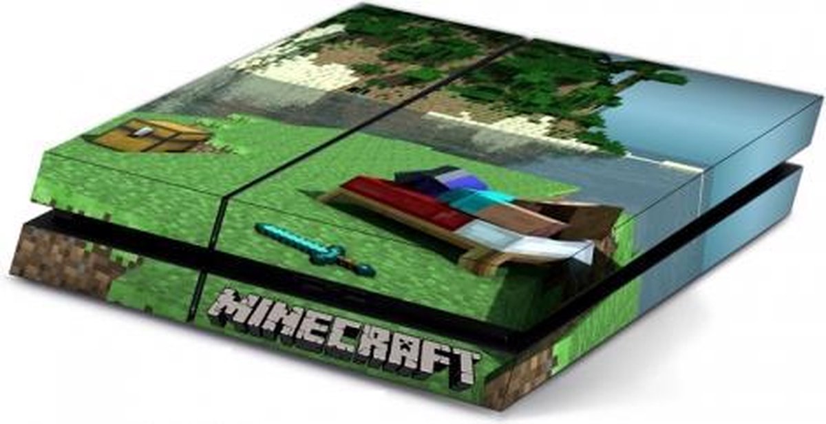 Minecraft - PlayStation 4 sticker - PS4 MC console skin bundel | bol.com
