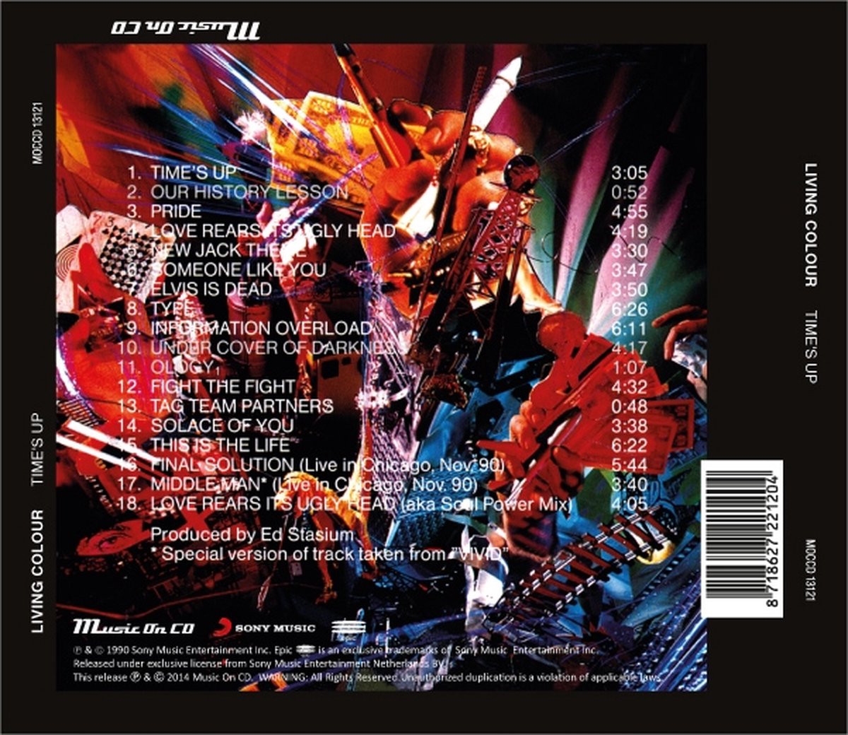 TimeS Up, Living Colour | CD (album) | Muziek | bol.com