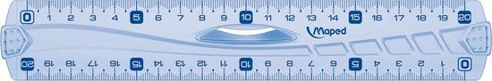 65x Maped decimeter liniaal Geometric dubbele decimeter, 20cm | bol.com
