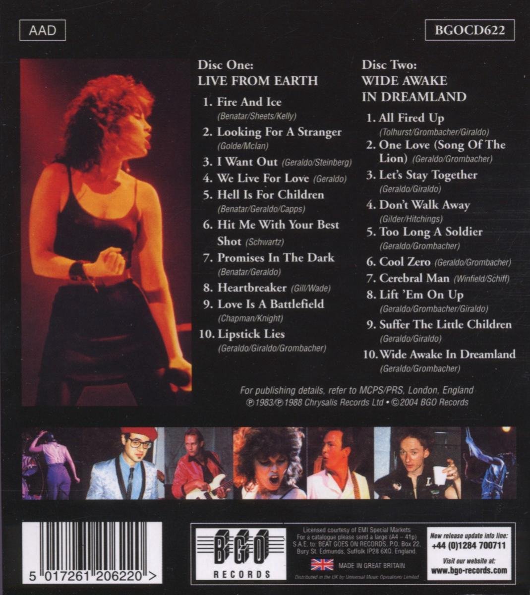 Live From Earth, Pat Benatar | CD (album) | Muziek | bol.com