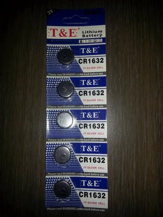 CR1632 Knoopcel Batterijen Strip 5 Stuks | bol.com