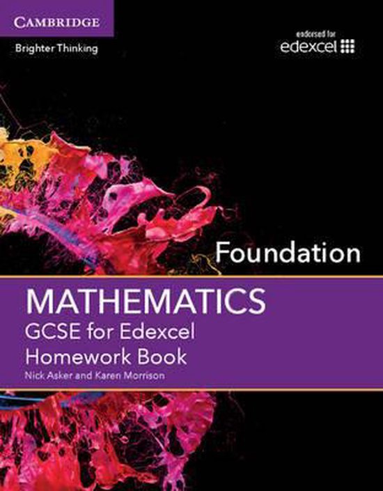 GCSE Mathematics for Edexcel Foundation Homework Book | 9781107496859 ...