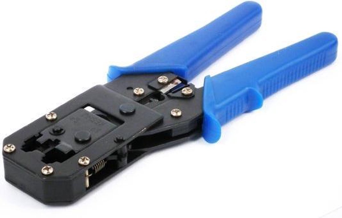 Modulaire Krimptang RJ11 RJ12 RJ45 - UTP Netwerk Kabel Tang - Cat5E ...